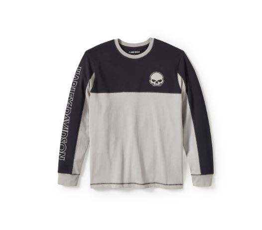 Harley-Davidson Longsleeve Willie G Skull Colorblock 96372-25vm ...
